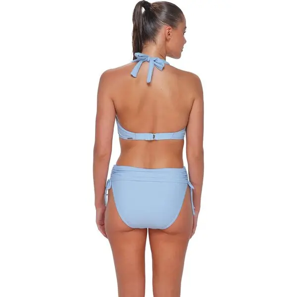 SUNSETS Darci High-waist Bikini Swim Bottoms - Blue Whisper