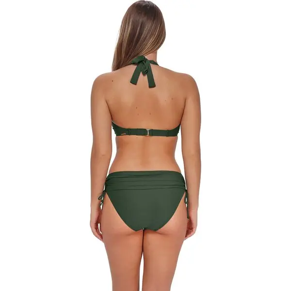 SUNSETS Darci High-waist Bikini Swim Bottoms - Island Green