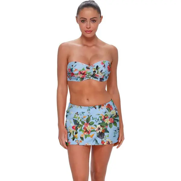 SUNSETS Loretta Bandeau D Cup Bikini Top - Budding Romance