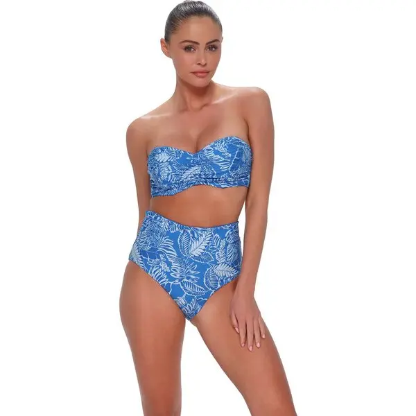 SUNSETS Loretta Bandeau D Cup Bikini Top - Canopy