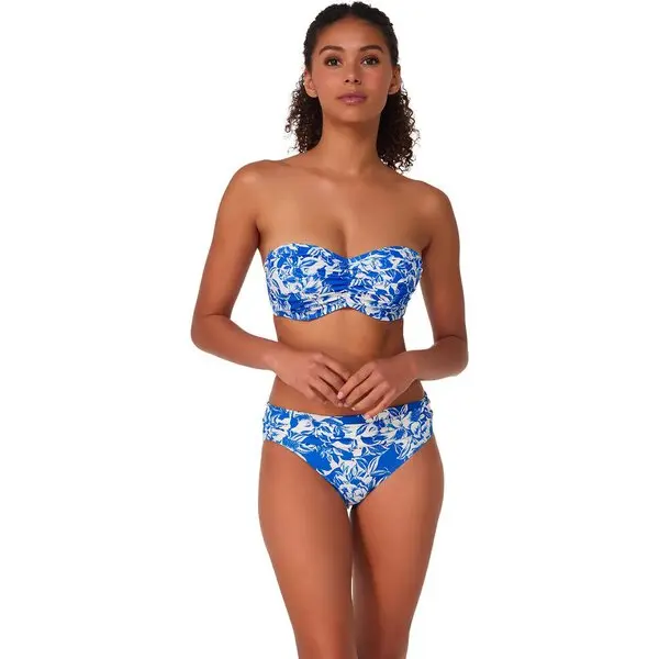 SUNSETS Loretta Bandeau D Cup Bikini Top - Chelsea Petals