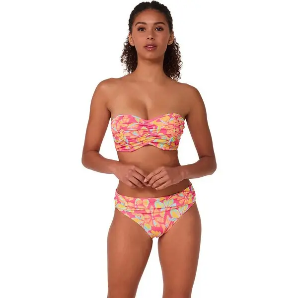 SUNSETS Loretta Bandeau D Cup Bikini Top - Magic Hour Crepe