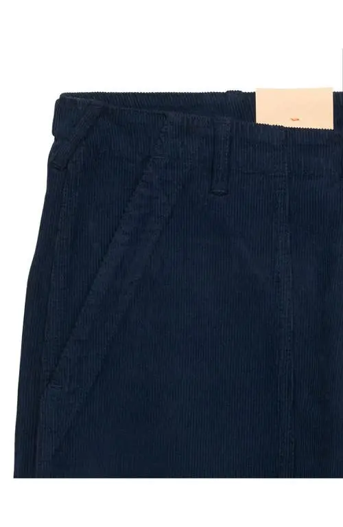 FORTELA Corduroy Fatigue Trousers - Blue