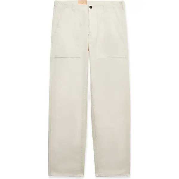 FORTELA Corduroy Fatigue Trousers - Off White