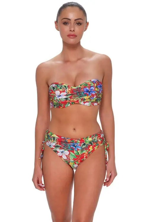 SUNSETS Loretta Bandeau Dd Cup Bikini Top - Surf's Up