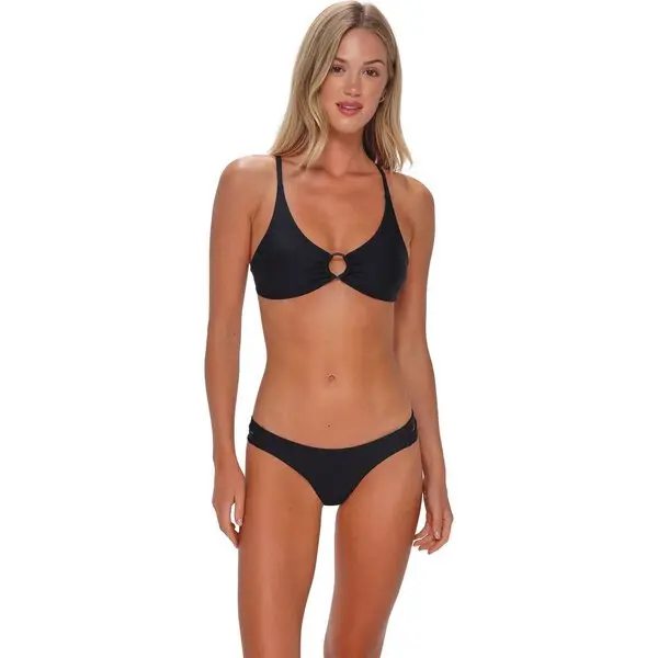 SUNSETS Carrie Crossback Bikini Swimsuit Top - Black