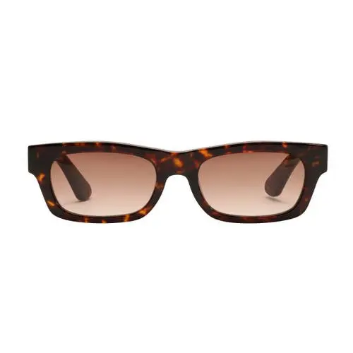 HEAVEN MAYHEM Sloane Rectangular Sunglasses - Tortoise/brown