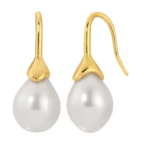HEAVEN MAYHEM Odette Pearl Drop Earrings - Pearl/gold