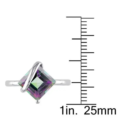 JULIANNA B. 10k White Gold Exotic Green Ring