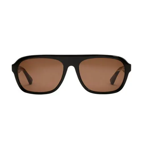 HEAVEN MAYHEM Vesper Aviator Sunglasses - Black/brown