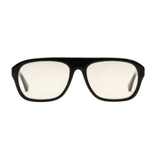 HEAVEN MAYHEM Vesper Aviator Sunglasses - Black/clear