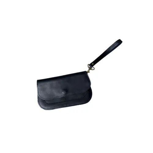 SUTISANA USA Leather Wristlet Wallet - Navy
