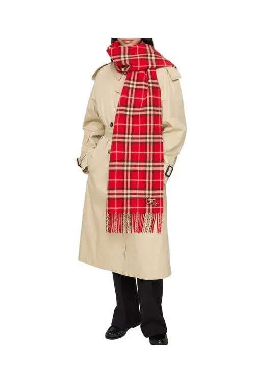 Burberry Check Cashmere Scarf
