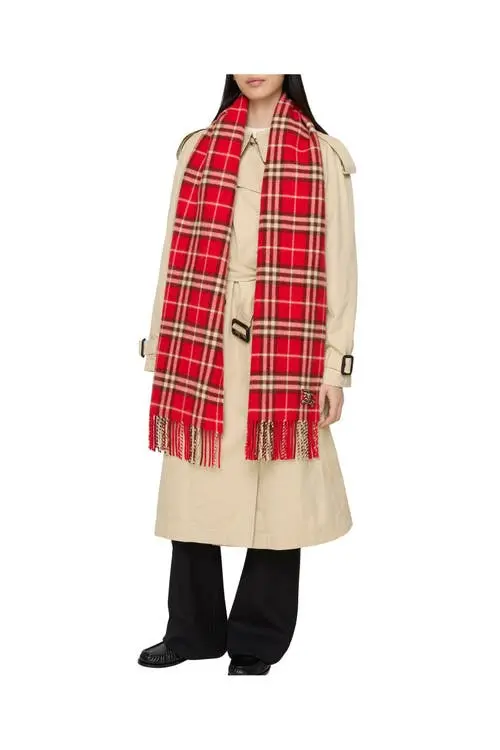 Burberry Check Cashmere Scarf