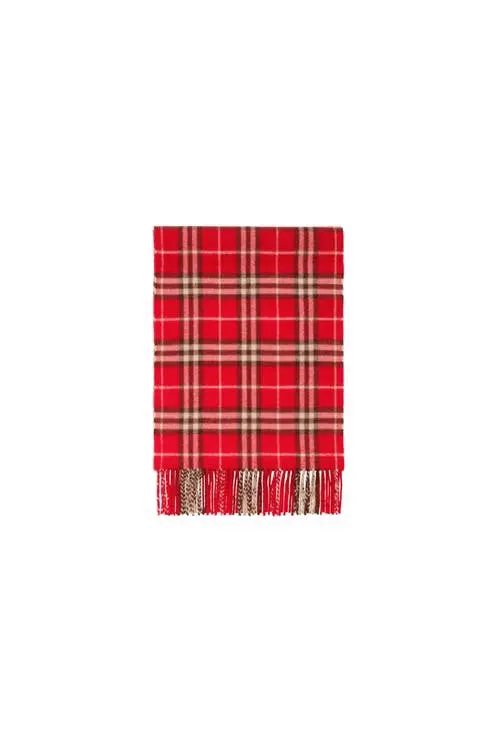 Burberry Check Cashmere Scarf