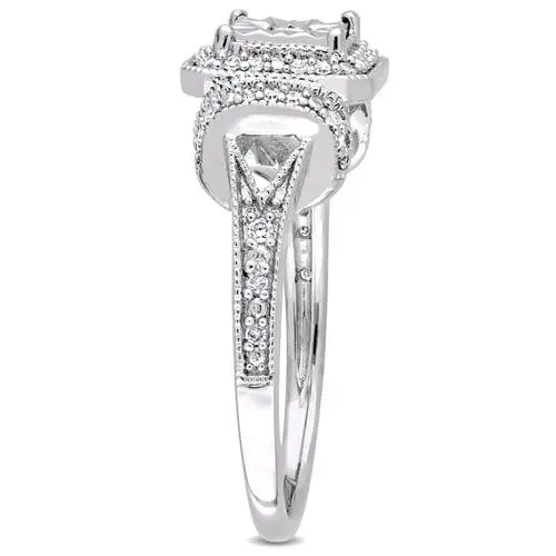 JULIANNA B. Diamond Halo Promise Ring