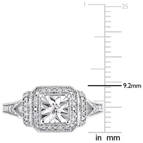 JULIANNA B. Diamond Halo Promise Ring