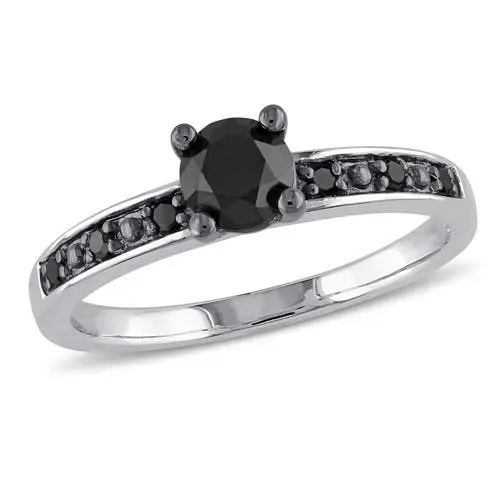 JULIANNA B. Black Engagement Ring - Diamond