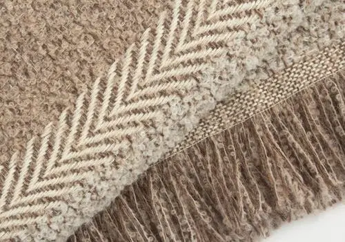 ALLPA Handwoven Boucle Alpaca Throw