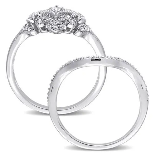 JULIANNA B. 1/5 Ctw Diamond Bridal Ring Set