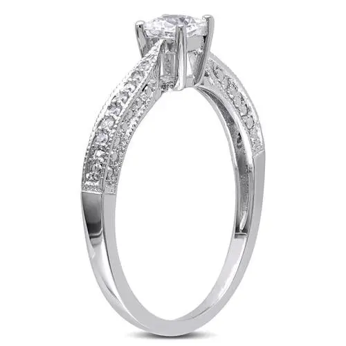 JULIANNA B. Created White Sapphire And Diamond Ring