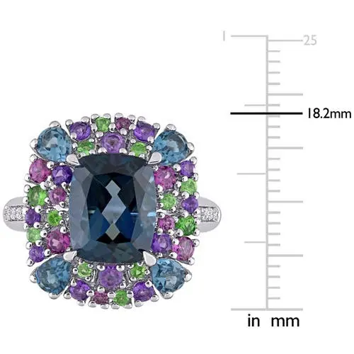 JULIANNA B. Multi-gem And Diamond Cocktail Ring
