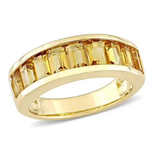 JULIANNA B. Anniversary Band Ring With - Citrine