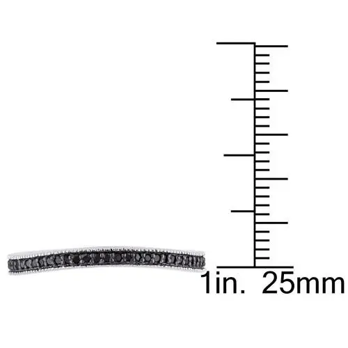 JULIANNA B. Black Band Ring