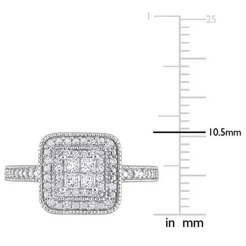 JULIANNA B. Diamond Double Halo Engagement Ring