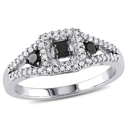 JULIANNA B. Sterling Silver Engagement Ring - Diamond