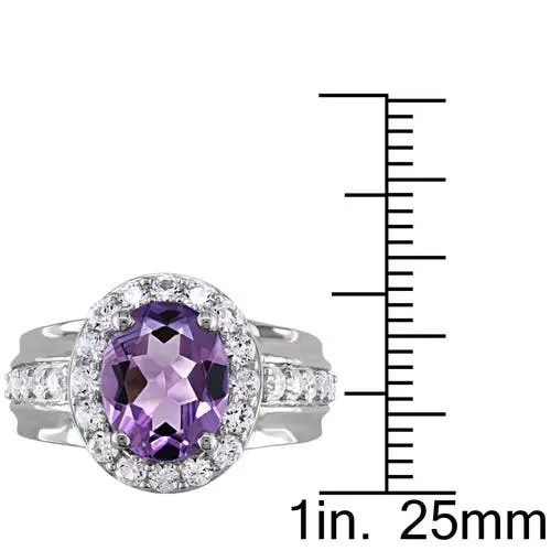 JULIANNA B. And Created White Sapphire Halo Ring