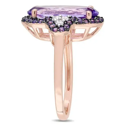 JULIANNA B. White Topaz Halo Ring