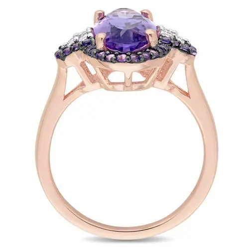 JULIANNA B. White Topaz Halo Ring