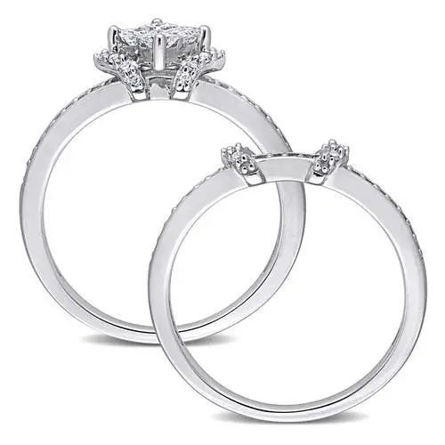 JULIANNA B. 1/2 Ctw Diamond Bridal Ring Set