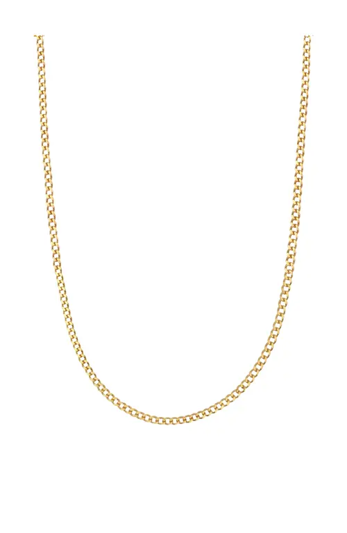 NIALAYA JEWELRY Plated Stainless Steel Link Chain Necklace - Gold