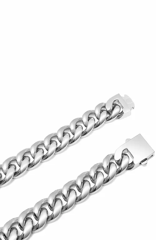 NIALAYA JEWELRY Chunky Cuban Chain Choker