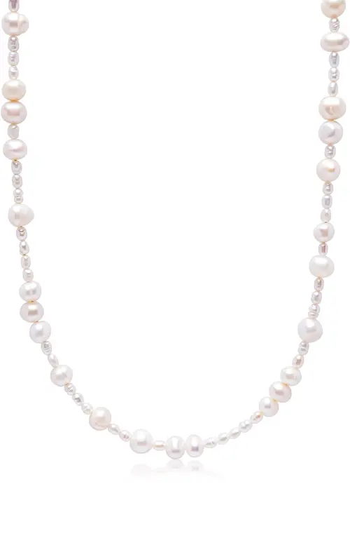 NIALAYA Honolulu Choker Necklace - Pearl