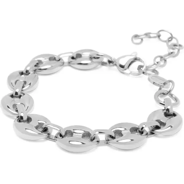NIALAYA JEWELRY Mariner Link Bracelet - Silver