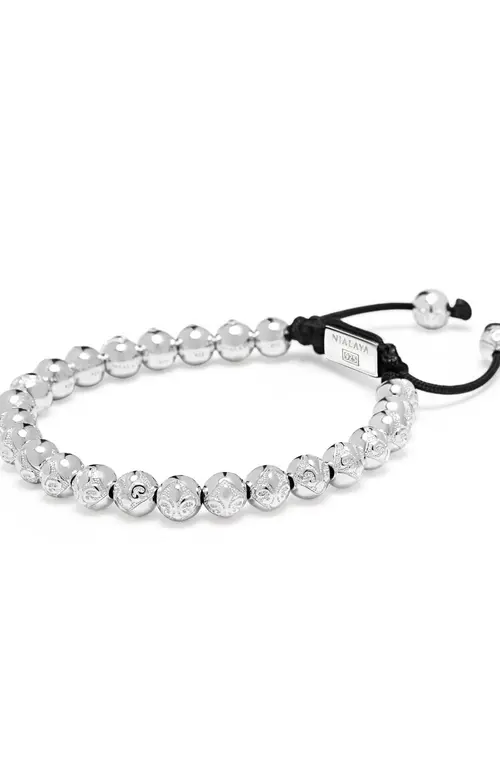 NIALAYA JEWELRY Sterling Beaded Bracelet