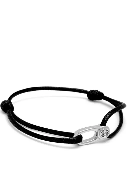 NIALAYA JEWELRY Hook String Bracelet - Black