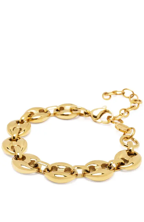NIALAYA Mariner Link Bracelet - Gold