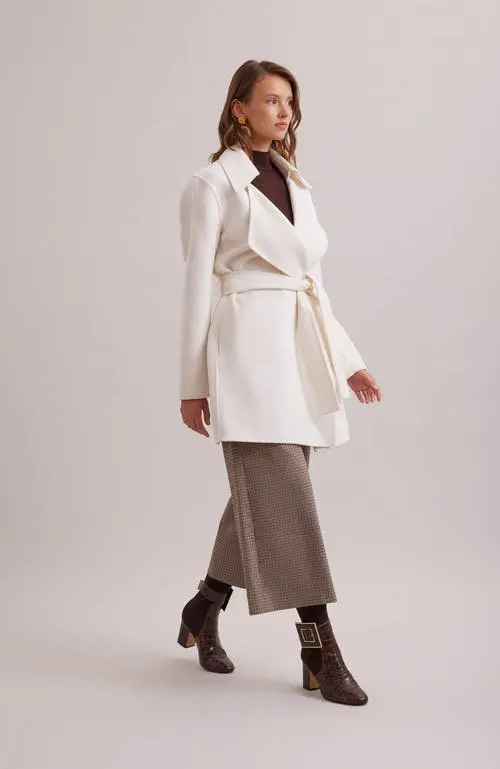 Anne Fontaine Delacroix Wool Blend Coat