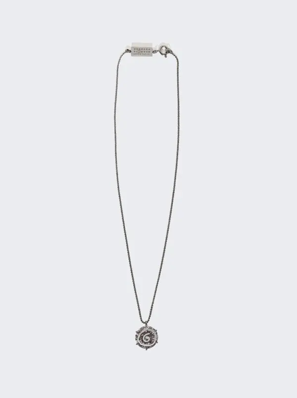 MAISON MARGIELA Palladio Polished Necklace - Silver