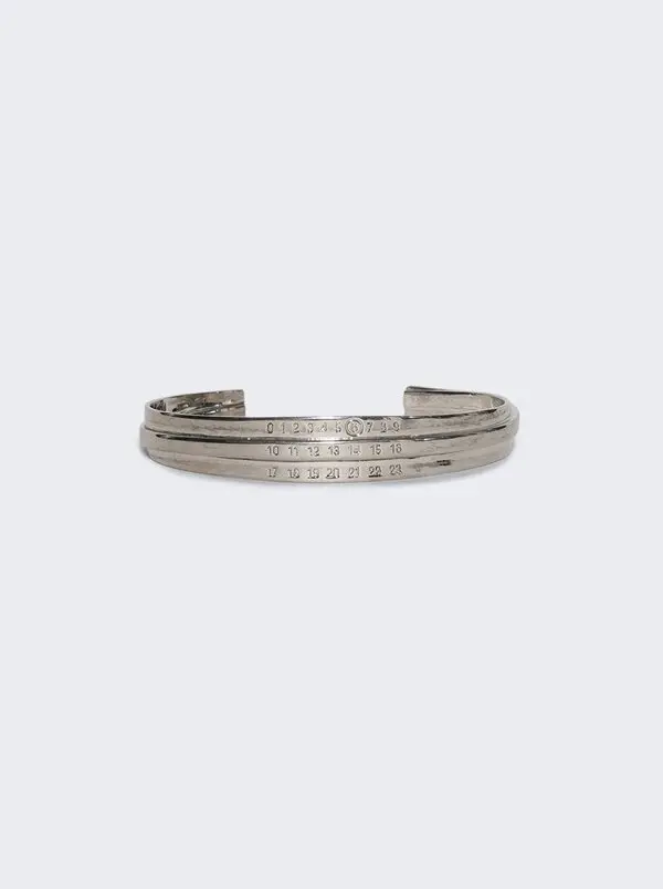 MAISON MARGIELA Enamel Logo Cuff - A