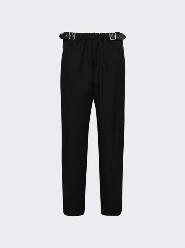 Loewe Belted Wool Trousers