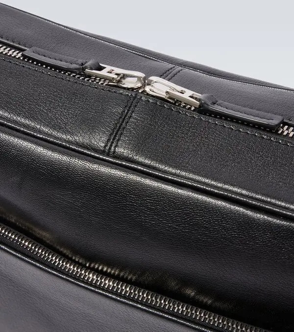 TOM FORD Leather Messenger Bag