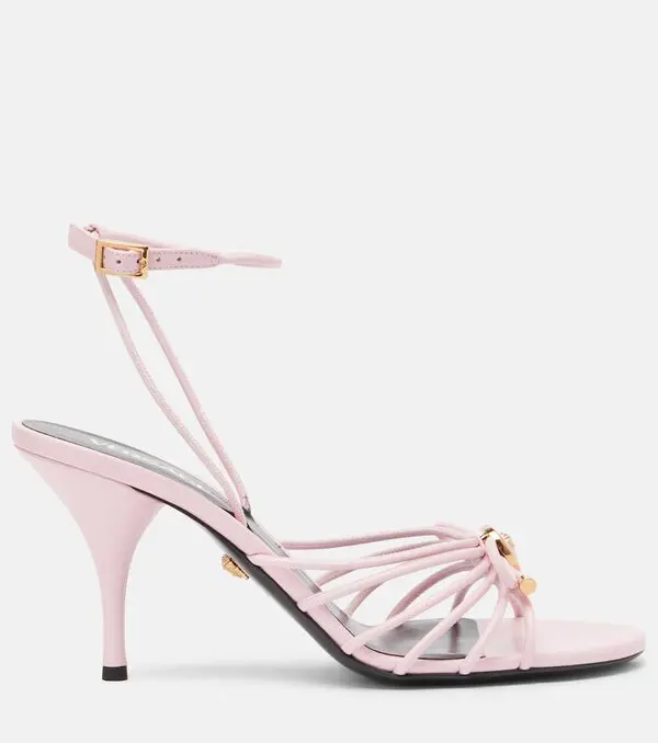Versace La Medusa 85 Leather Sandals