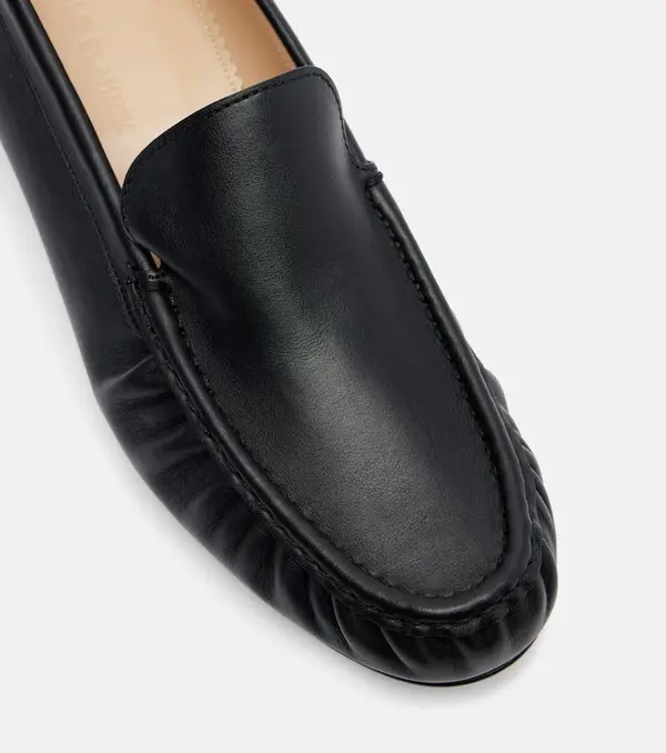 Manolo Blahnik Leonda Leather Loafers