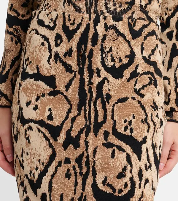 Stella McCartney Jacquard Pencil Skirt - Multicoloured