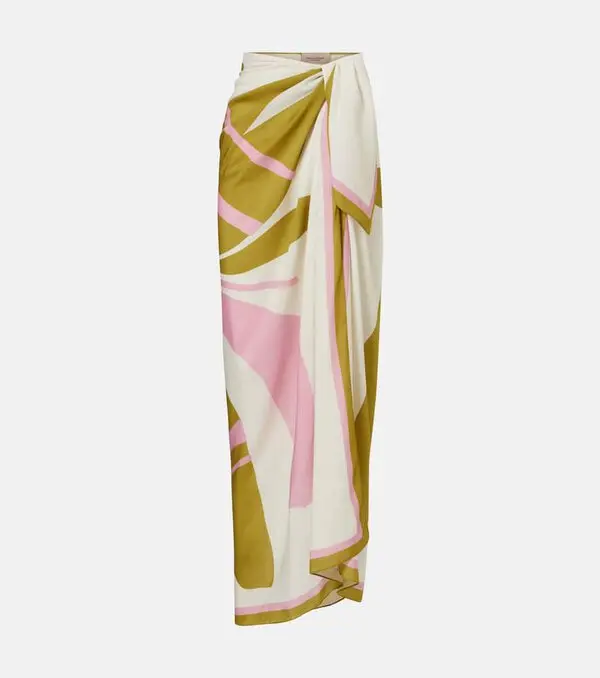 ADRIANA DEGREAS Balearic Printed Beach Cover-up - Multicoloured